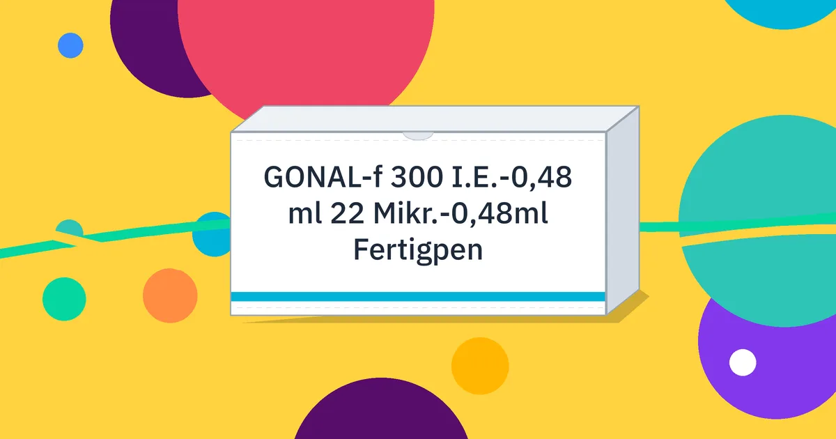 Symbolbild: Packung mit der Aufschrift GONAL-f 300 I.E.-0,48 ml 22 Mikr.-0,48ml Fertigpen (PZN 19456062) – Verfügbarkeit und Bezug in Apotheken in Frankfurt am Main
