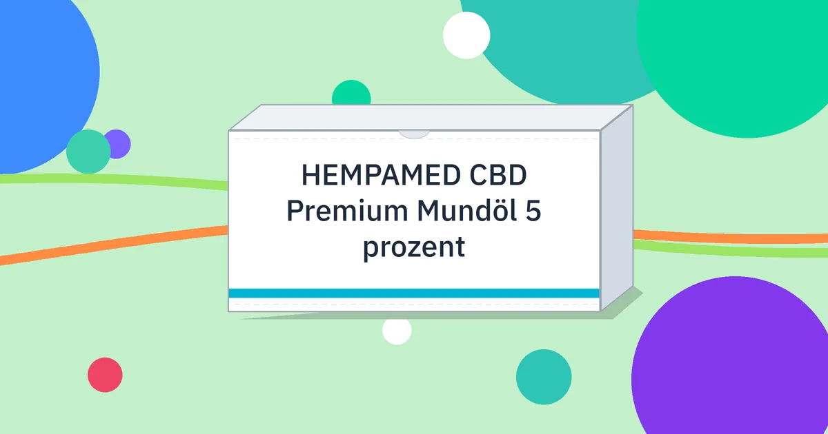 Symbolbild: Packung mit der Aufschrift HEMPAMED CBD Premium Mundöl 5 prozent (PZN 18071124) – Verfügbarkeit und Bezug in Apotheken in Frankfurt am Main