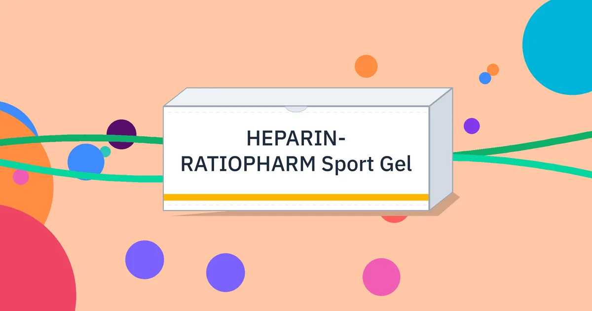 Symbolbild: Packung mit der Aufschrift HEPARIN-RATIOPHARM Sport Gel (PZN 04757639) – Verfügbarkeit und Bezug in Apotheken in Frankfurt am Main