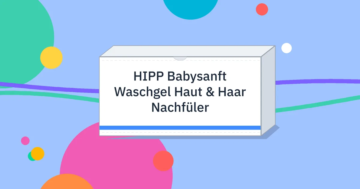 Symbolbild: Packung mit der Aufschrift HIPP Babysanft Waschgel Haut & Haar Nachfüler (PZN 17569980) – Verfügbarkeit und Bezug in Apotheken in Frankfurt am Main