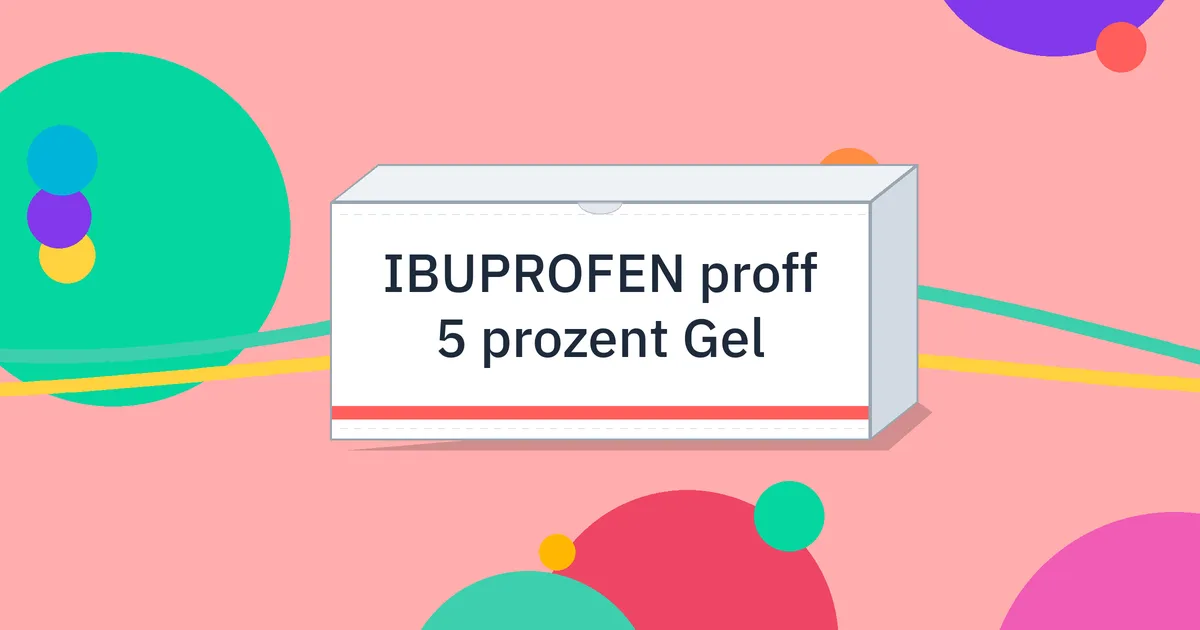Symbolbild: Packung mit der Aufschrift IBUPROFEN proff 5 prozent Gel (PZN 10055522) – Verfügbarkeit und Bezug in Apotheken in Frankfurt am Main