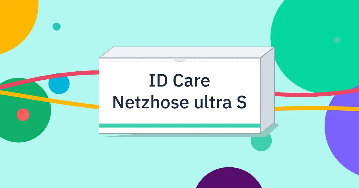 Symbolbild: Packung mit der Aufschrift ID Care Netzhose ultra S (PZN 16162561) – Verfügbarkeit und Bezug in Apotheken in Frankfurt am Main