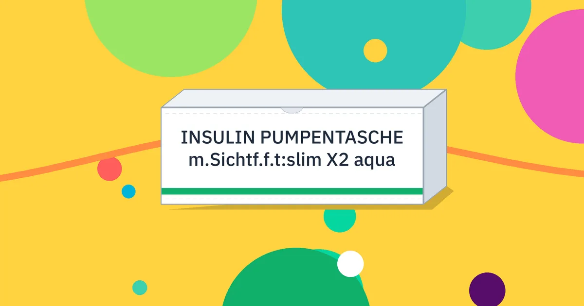 Symbolbild: Packung mit der Aufschrift INSULIN PUMPENTASCHE m.Sichtf.f.t:slim X2 aqua (PZN 19524266) – Verfügbarkeit und Bezug in Apotheken in Frankfurt am Main