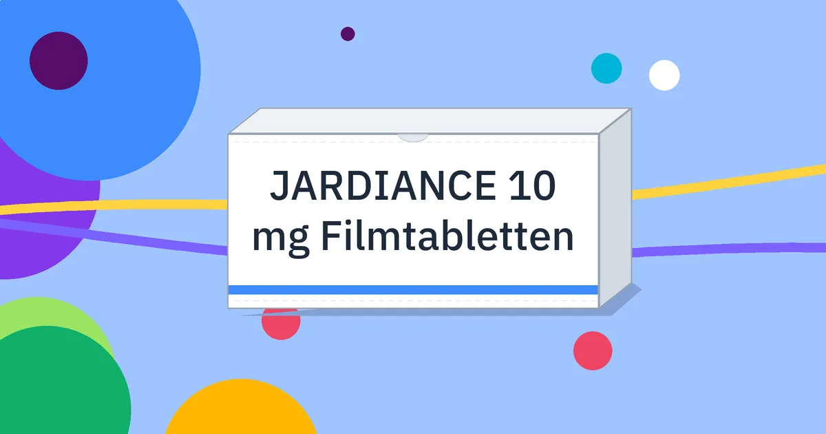Symbolbild: Packung mit der Aufschrift JARDIANCE 10 mg Filmtabletten (PZN 18336462) – Verfügbarkeit und Bezug in Apotheken in Frankfurt am Main