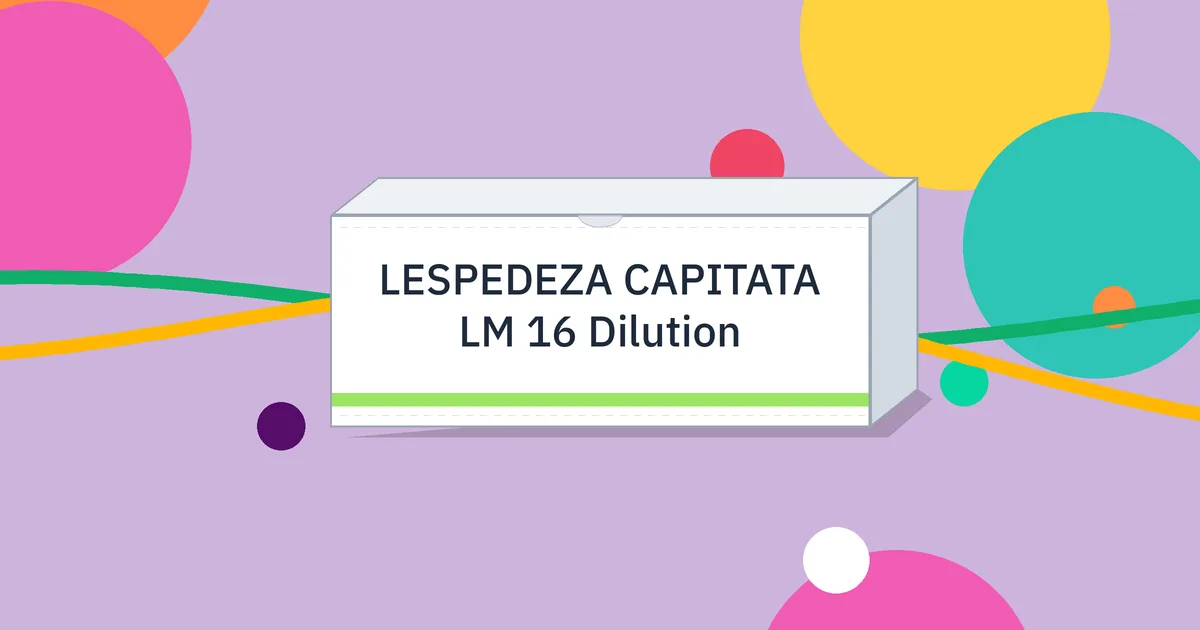 Symbolbild: Packung mit der Aufschrift LESPEDEZA CAPITATA LM 16 Dilution (PZN 13527364) – Verfügbarkeit und Bezug in Apotheken in Frankfurt am Main