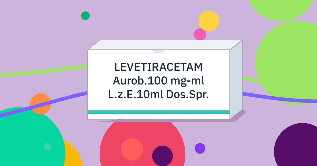 Symbolbild: Packung mit der Aufschrift LEVETIRACETAM Aurob.100 mg-ml L.z.E.10ml Dos.Spr. (PZN 14262324) – Verfügbarkeit und Bezug in Apotheken in Frankfurt am Main