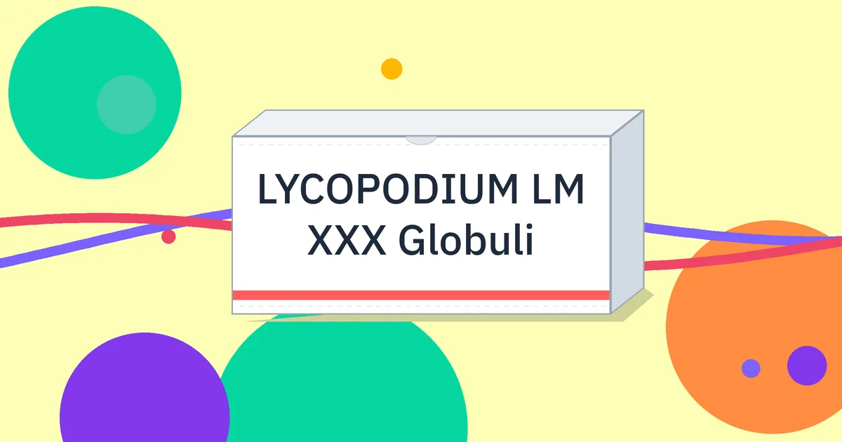 Symbolbild: Packung mit der Aufschrift LYCOPODIUM LM XXX Globuli (PZN 02678255) – Verfügbarkeit und Bezug in Apotheken in Frankfurt am Main