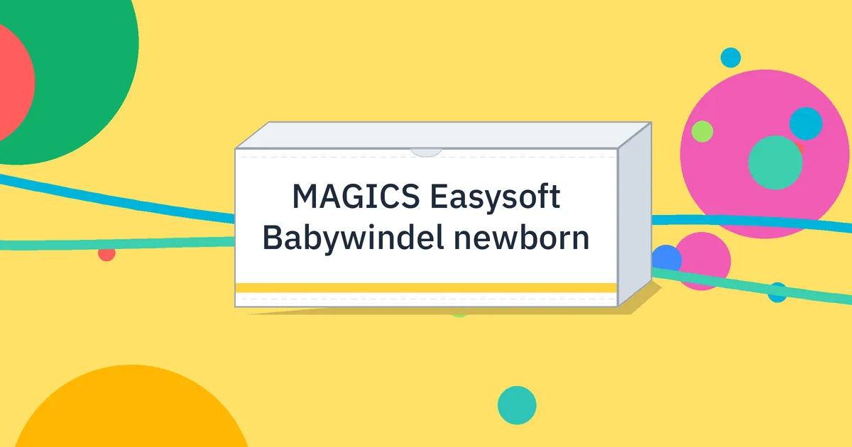 Symbolbild: Packung mit der Aufschrift MAGICS Easysoft Babywindel newborn (PZN 12486048) – Verfügbarkeit und Bezug in Apotheken in Frankfurt am Main