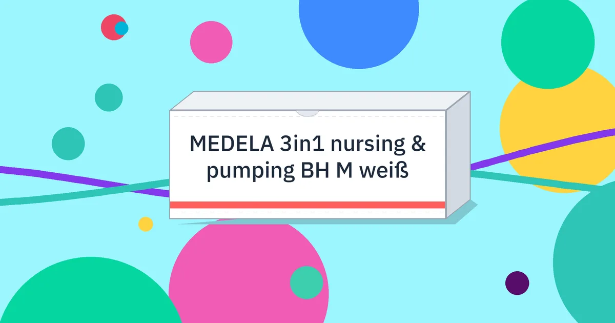 Symbolbild: Packung mit der Aufschrift MEDELA 3in1 nursing & pumping BH M weiß (PZN 18269168) – Verfügbarkeit und Bezug in Apotheken in Frankfurt am Main