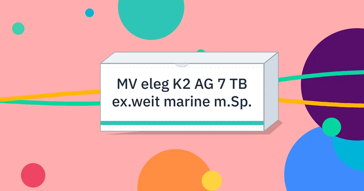 Symbolbild: Packung mit der Aufschrift MV eleg K2 AG 7 TB ex.weit marine m.Sp. (PZN 14612161) – Verfügbarkeit und Bezug in Apotheken in Frankfurt am Main