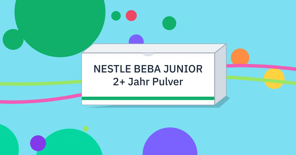Symbolbild: Packung mit der Aufschrift NESTLE BEBA JUNIOR 2+ Jahr Pulver (PZN 18887676) – Verfügbarkeit und Bezug in Apotheken in Frankfurt am Main