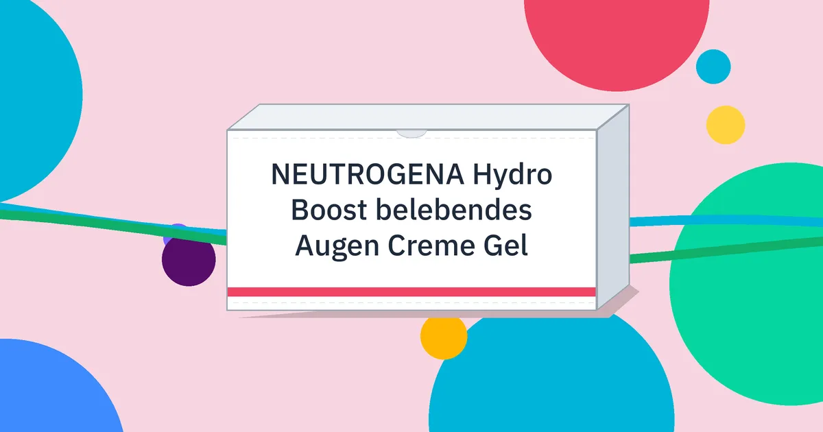 Symbolbild: Packung mit der Aufschrift NEUTROGENA Hydro Boost belebendes Augen Creme Gel (PZN 13864676) – Verfügbarkeit und Bezug in Apotheken in Frankfurt am Main