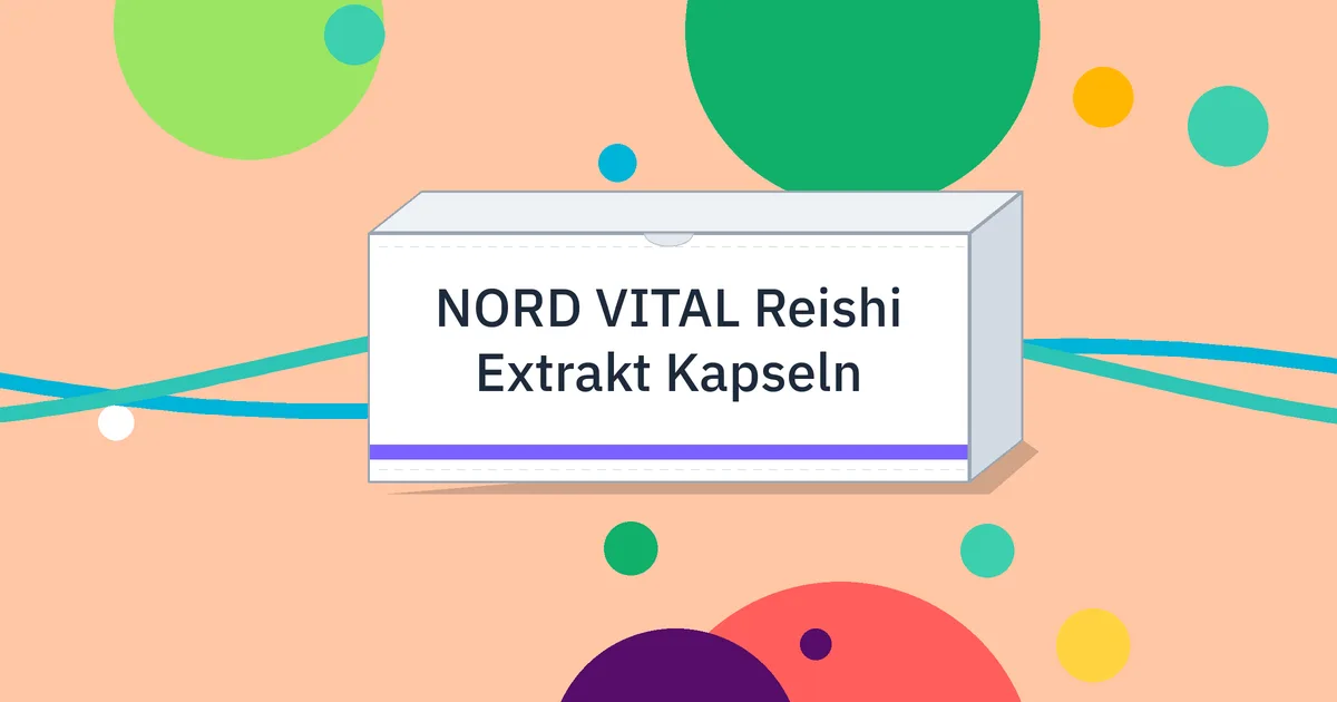 Symbolbild: Packung mit der Aufschrift NORD VITAL Reishi Extrakt Kapseln (PZN 18333469) – Verfügbarkeit und Bezug in Apotheken in Frankfurt am Main
