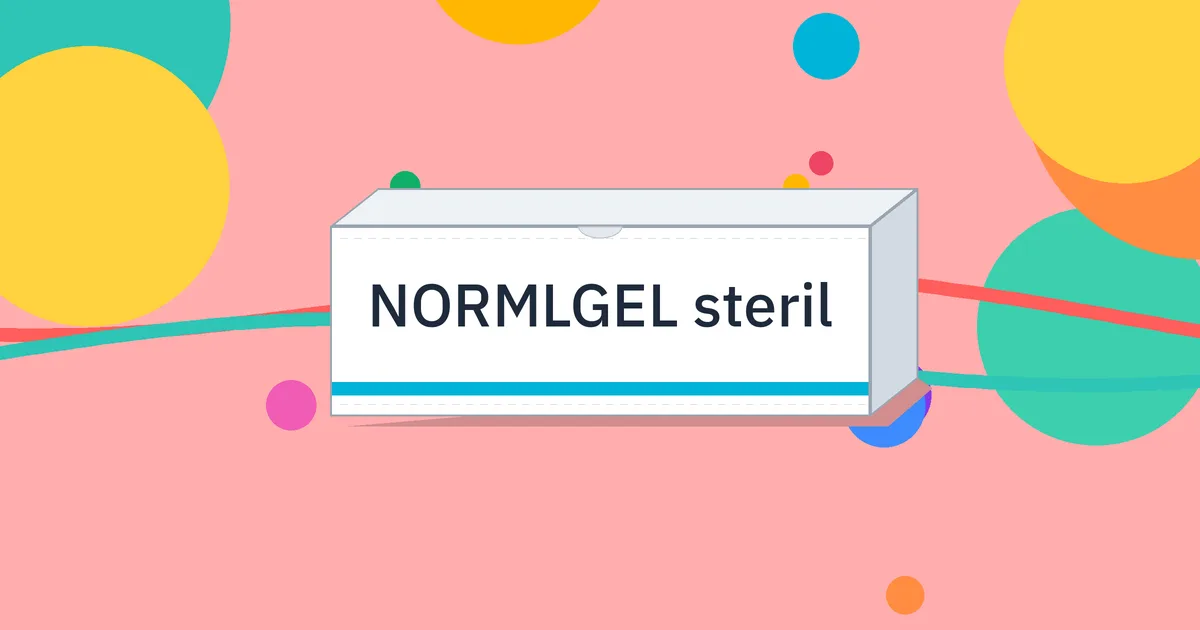 Symbolbild: Packung mit der Aufschrift NORMLGEL steril (PZN 11152486) – Verfügbarkeit und Bezug in Apotheken in Frankfurt am Main