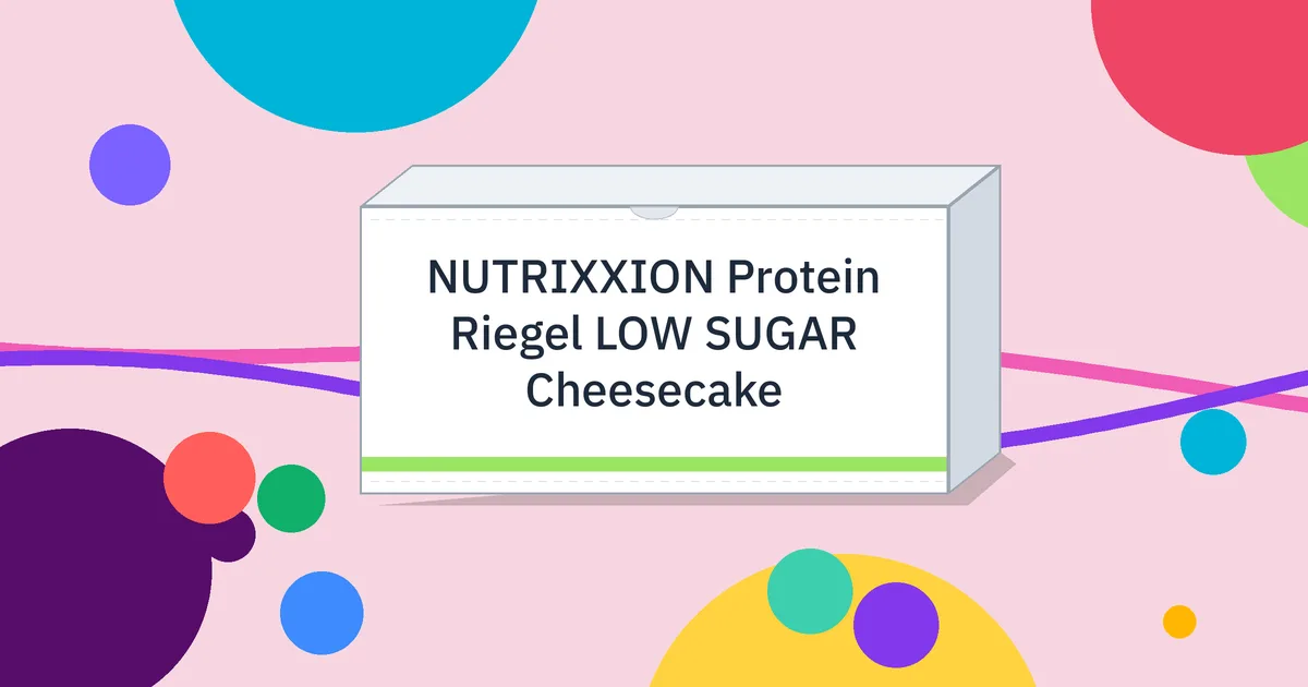 Symbolbild: Packung mit der Aufschrift NUTRIXXION Protein Riegel LOW SUGAR Cheesecake (PZN 14213030) – Verfügbarkeit und Bezug in Apotheken in Frankfurt am Main