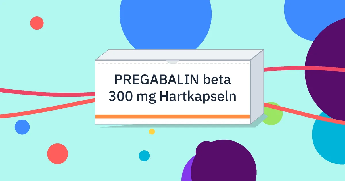 Symbolbild: Packung mit der Aufschrift PREGABALIN beta 300 mg Hartkapseln (PZN 10810697) – Verfügbarkeit und Bezug in Apotheken in Frankfurt am Main