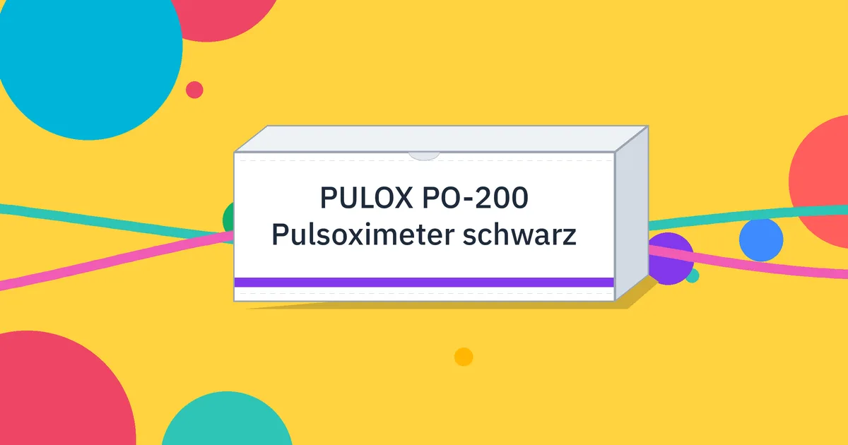 Symbolbild: Packung mit der Aufschrift PULOX PO-200 Pulsoximeter schwarz (PZN 10121466) – Verfügbarkeit und Bezug in Apotheken in Frankfurt am Main