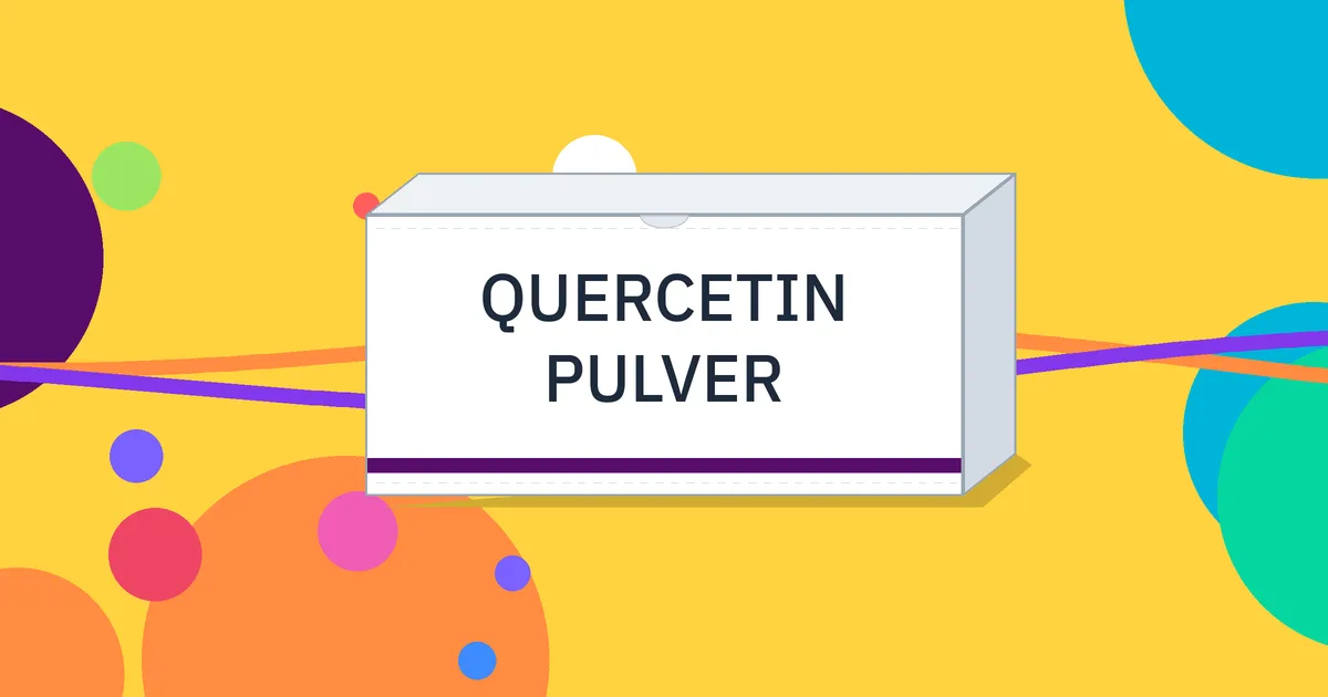 Symbolbild: Packung mit der Aufschrift QUERCETIN PULVER (PZN 19307801) – Verfügbarkeit und Bezug in Apotheken in Frankfurt am Main