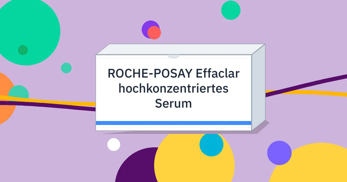 Symbolbild: Packung mit der Aufschrift ROCHE-POSAY Effaclar hochkonzentriertes Serum (PZN 16652236) – Verfügbarkeit und Bezug in Apotheken in Frankfurt am Main