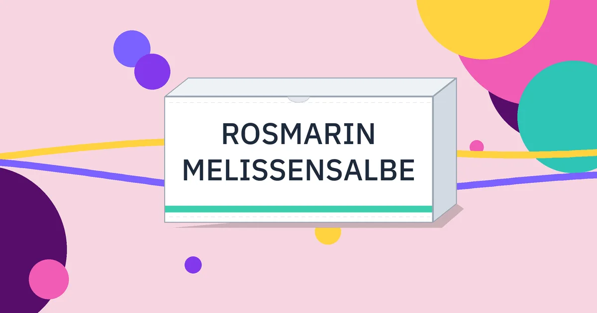 Symbolbild: Packung mit der Aufschrift ROSMARIN MELISSENSALBE (PZN 01437704) – Verfügbarkeit und Bezug in Apotheken in Frankfurt am Main