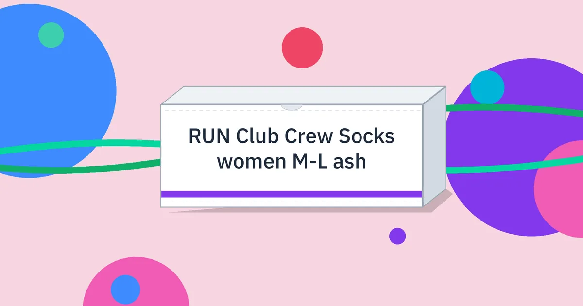 Symbolbild: Packung mit der Aufschrift RUN Club Crew Socks women M-L ash (PZN 20524283) – Verfügbarkeit und Bezug in Apotheken in Frankfurt am Main