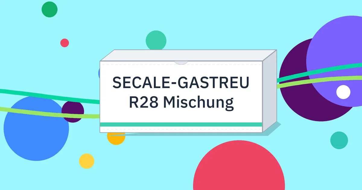Symbolbild: Packung mit der Aufschrift SECALE-GASTREU R28 Mischung (PZN 01372927) – Verfügbarkeit und Bezug in Apotheken in Frankfurt am Main