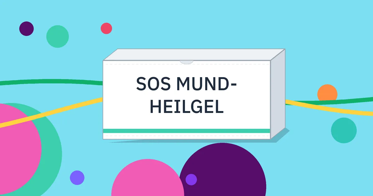 Symbolbild: Packung mit der Aufschrift SOS MUND-HEILGEL (PZN 16687246) – Verfügbarkeit und Bezug in Apotheken in Frankfurt am Main