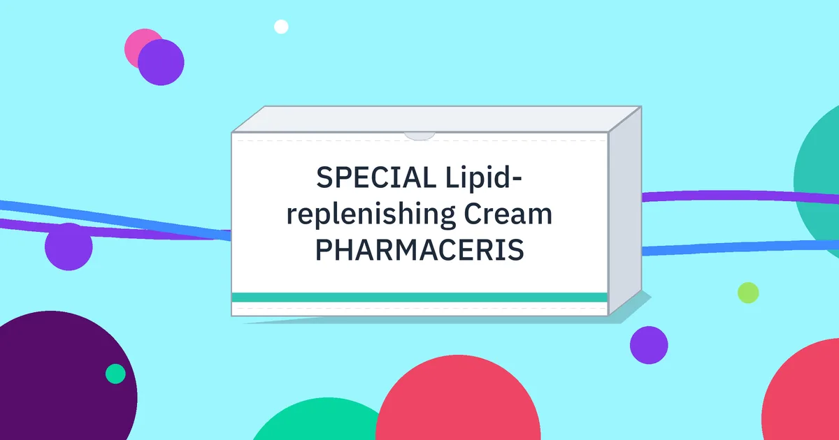 Symbolbild: Packung mit der Aufschrift SPECIAL Lipid-replenishing Cream PHARMACERIS (PZN 16390925) – Verfügbarkeit und Bezug in Apotheken in Frankfurt am Main