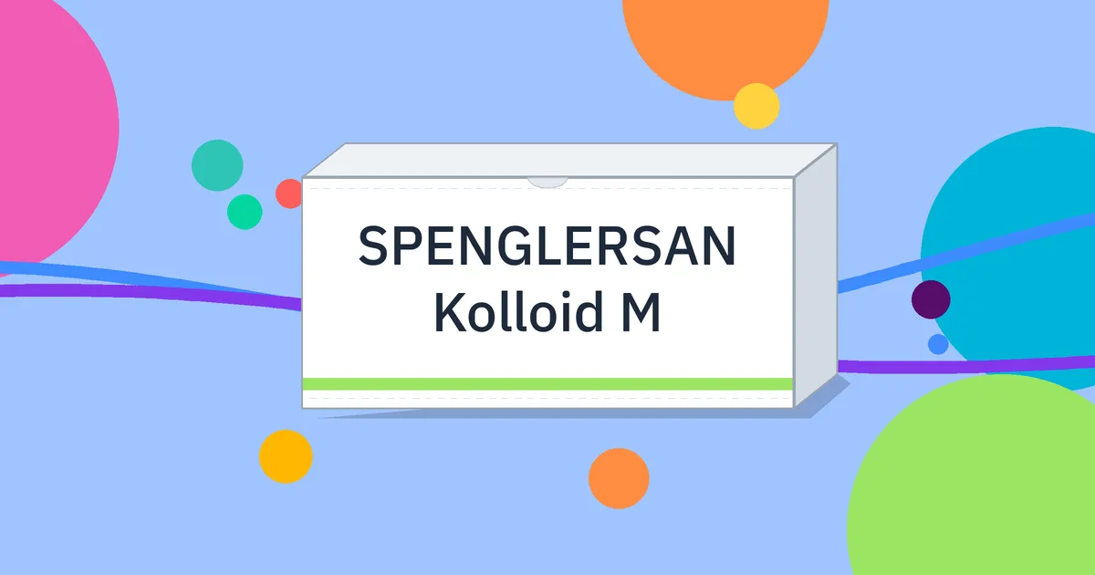 Symbolbild: Packung mit der Aufschrift SPENGLERSAN Kolloid M (PZN 01892236) – Verfügbarkeit und Bezug in Apotheken in Frankfurt am Main