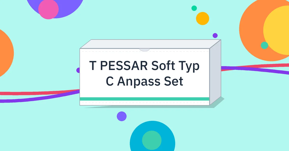 Symbolbild: Packung mit der Aufschrift T PESSAR Soft Typ C Anpass Set (PZN 10250666) – Verfügbarkeit und Bezug in Apotheken in Frankfurt am Main