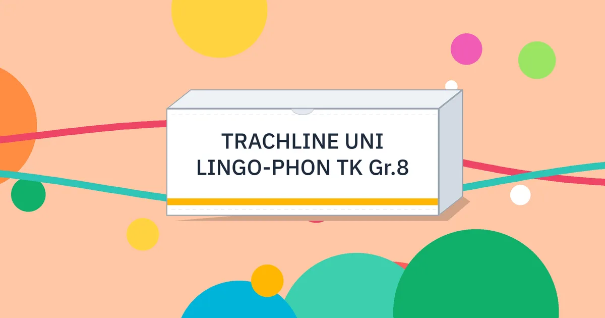 Symbolbild: Packung mit der Aufschrift TRACHLINE UNI LINGO-PHON TK Gr.8 (PZN 17156427) – Verfügbarkeit und Bezug in Apotheken in Frankfurt am Main