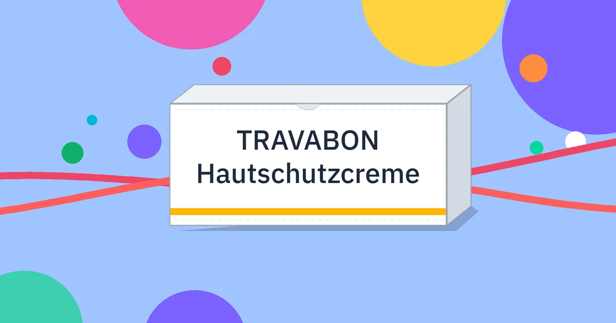 Symbolbild: Packung mit der Aufschrift TRAVABON Hautschutzcreme (PZN 16749094) – Verfügbarkeit und Bezug in Apotheken in Frankfurt am Main