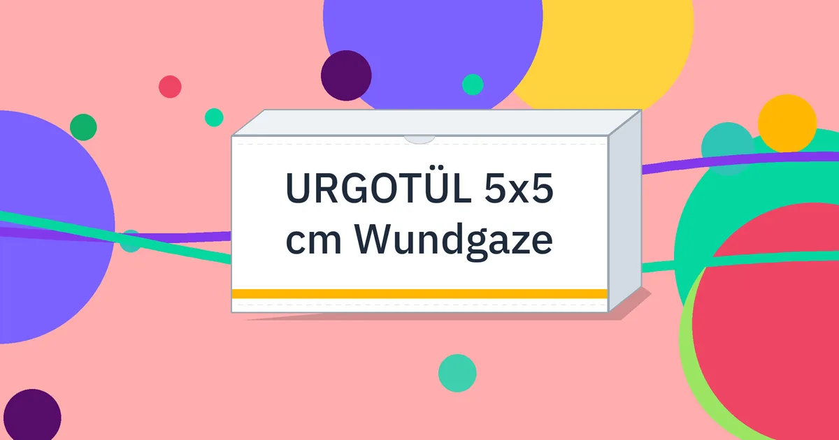 Symbolbild: Packung mit der Aufschrift URGOTÜL 5x5 cm Wundgaze (PZN 20206867) – Verfügbarkeit und Bezug in Apotheken in Frankfurt am Main
