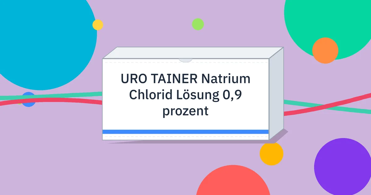 Symbolbild: Packung mit der Aufschrift URO TAINER Natrium Chlorid Lösung 0,9 prozent (PZN 03330011) – Verfügbarkeit und Bezug in Apotheken in Frankfurt am Main