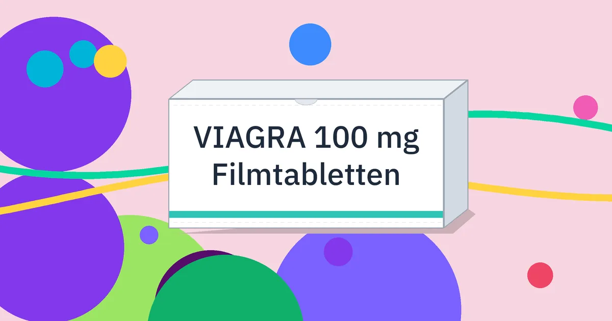 Symbolbild: Packung mit der Aufschrift VIAGRA 100 mg Filmtabletten (PZN 10520189) – Verfügbarkeit und Bezug in Apotheken in Frankfurt am Main