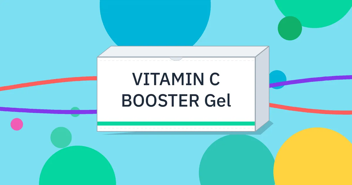 Symbolbild: Packung mit der Aufschrift VITAMIN C BOOSTER Gel (PZN 17882990) – Verfügbarkeit und Bezug in Apotheken in Frankfurt am Main