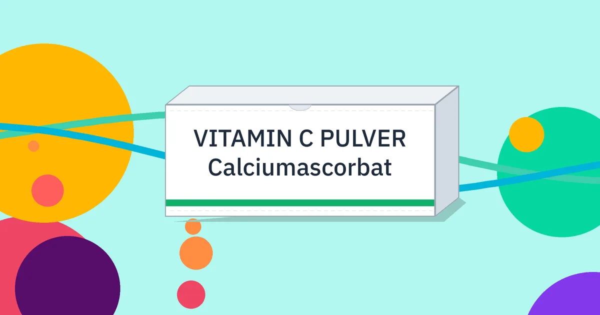 Symbolbild: Packung mit der Aufschrift VITAMIN C PULVER Calciumascorbat (PZN 17966008) – Verfügbarkeit und Bezug in Apotheken in Frankfurt am Main