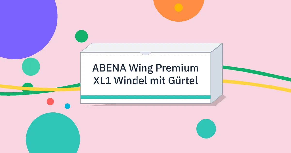 Symbolbild: Packung mit der Aufschrift ABENA Wing Premium XL1 Windel mit Gürtel (PZN 17468948) – Verfügbarkeit und Bezug in Apotheken in Frankfurt am Main