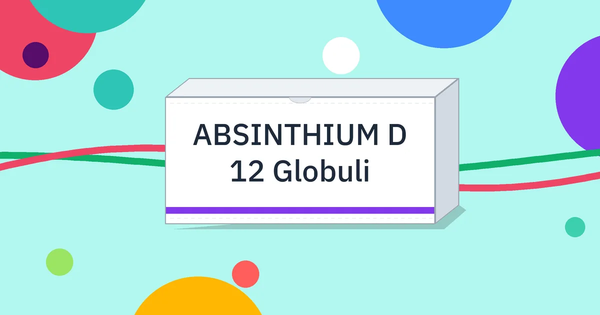 Symbolbild: Packung mit der Aufschrift ABSINTHIUM D 12 Globuli (PZN 00000106) – Verfügbarkeit und Bezug in Apotheken in Frankfurt am Main