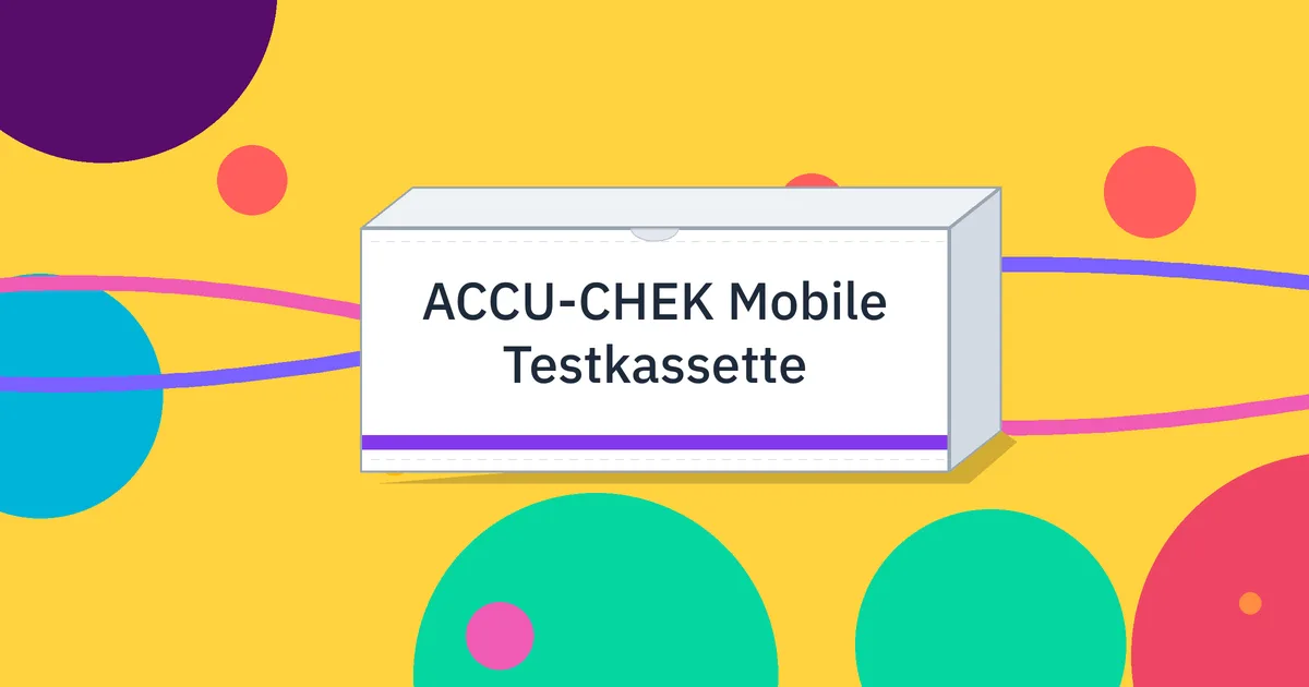 Symbolbild: Packung mit der Aufschrift ACCU-CHEK Mobile Testkassette (PZN 01334720) – Verfügbarkeit und Bezug in Apotheken in Frankfurt am Main