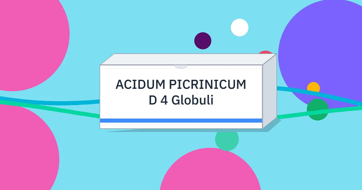 Symbolbild: Packung mit der Aufschrift ACIDUM PICRINICUM D 4 Globuli (PZN 07594267) – Verfügbarkeit und Bezug in Apotheken in Frankfurt am Main