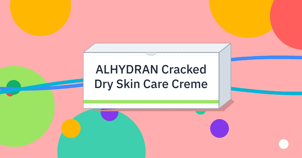 Symbolbild: Packung mit der Aufschrift ALHYDRAN Cracked Dry Skin Care Creme (PZN 17599343) – Verfügbarkeit und Bezug in Apotheken in Frankfurt am Main