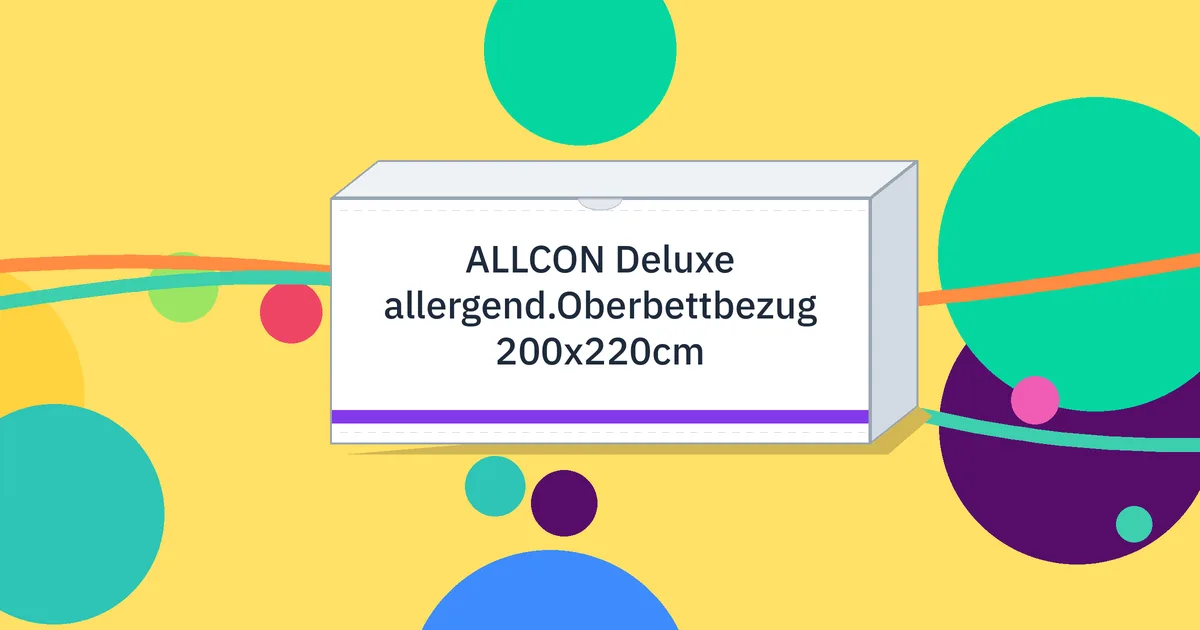 Symbolbild: Packung mit der Aufschrift ALLCON Deluxe allergend.Oberbettbezug 200x220cm (PZN 12446037) – Verfügbarkeit und Bezug in Apotheken in Frankfurt am Main