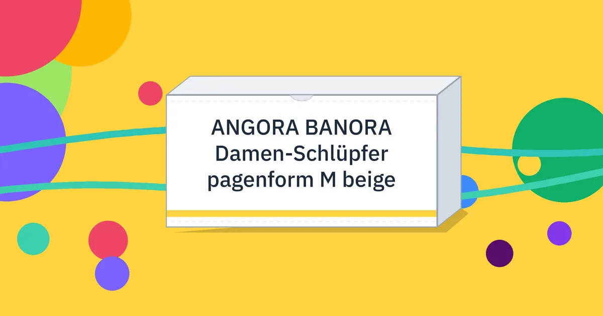 Symbolbild: Packung mit der Aufschrift ANGORA BANORA Damen-Schlüpfer pagenform M beige (PZN 01540951) – Verfügbarkeit und Bezug in Apotheken in Frankfurt am Main