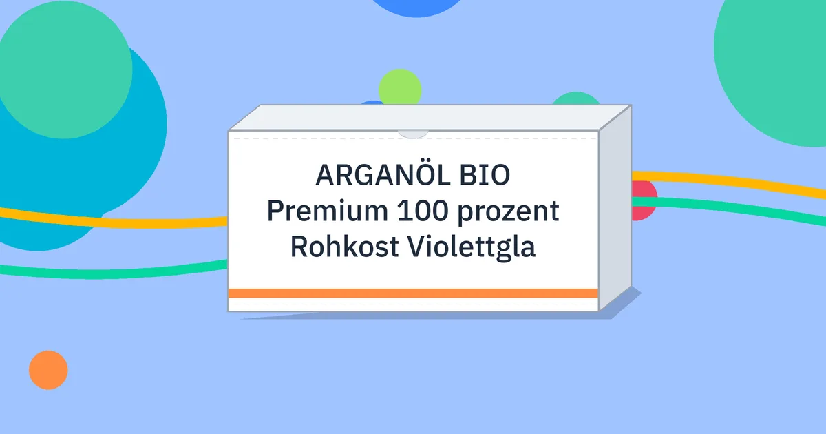 Symbolbild: Packung mit der Aufschrift ARGANÖL BIO Premium 100 prozent Rohkost Violettgla (PZN 10126073) – Verfügbarkeit und Bezug in Apotheken in Frankfurt am Main