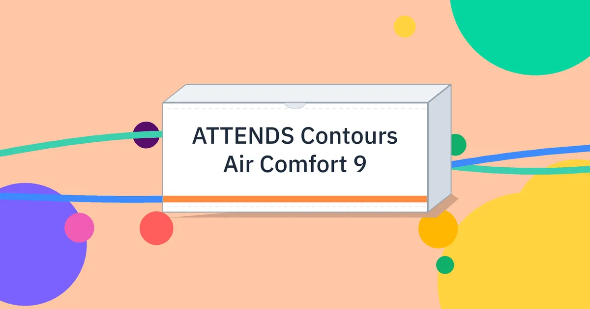 Symbolbild: Packung mit der Aufschrift ATTENDS Contours Air Comfort 9 (PZN 07528520) – Verfügbarkeit und Bezug in Apotheken in Frankfurt am Main