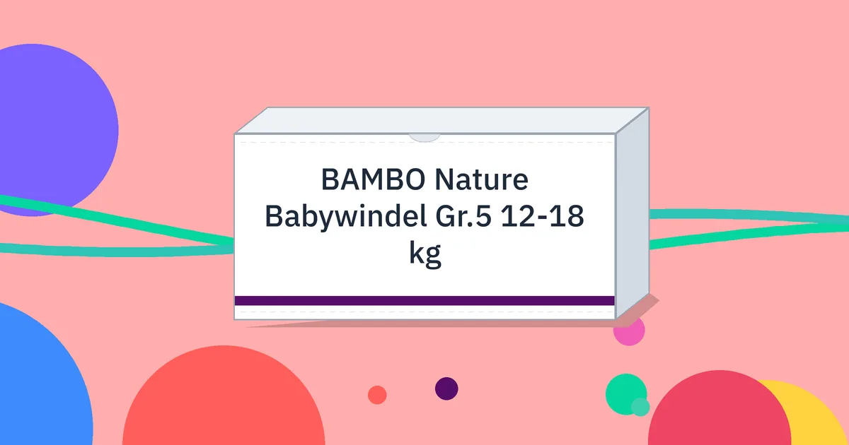 Symbolbild: Packung mit der Aufschrift BAMBO Nature Babywindel Gr.5 12-18 kg (PZN 15417059) – Verfügbarkeit und Bezug in Apotheken in Frankfurt am Main