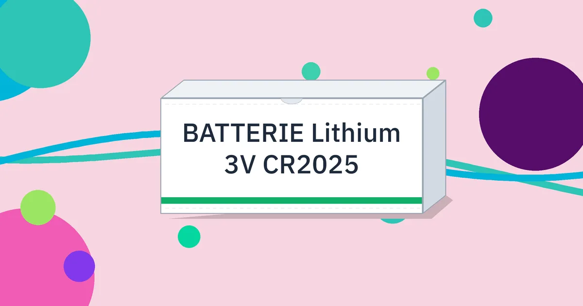 Symbolbild: Packung mit der Aufschrift BATTERIE Lithium 3V CR2025 (PZN 20582151) – Verfügbarkeit und Bezug in Apotheken in Frankfurt am Main