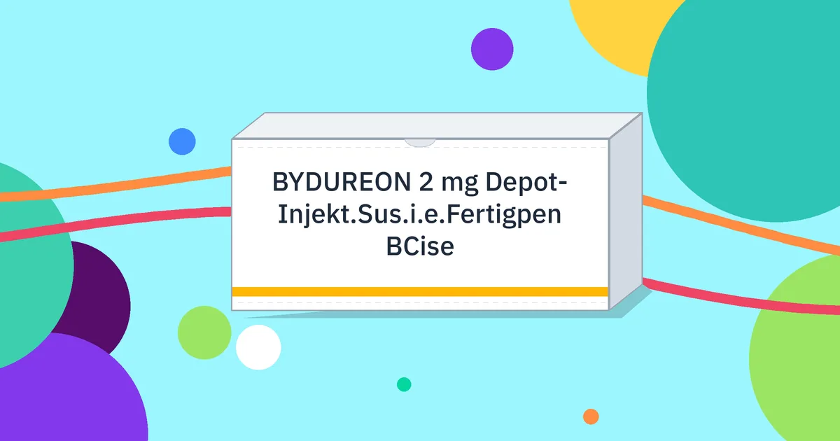Symbolbild: Packung mit der Aufschrift BYDUREON 2 mg Depot-Injekt.Sus.i.e.Fertigpen BCise (PZN 18221109) – Verfügbarkeit und Bezug in Apotheken in Frankfurt am Main