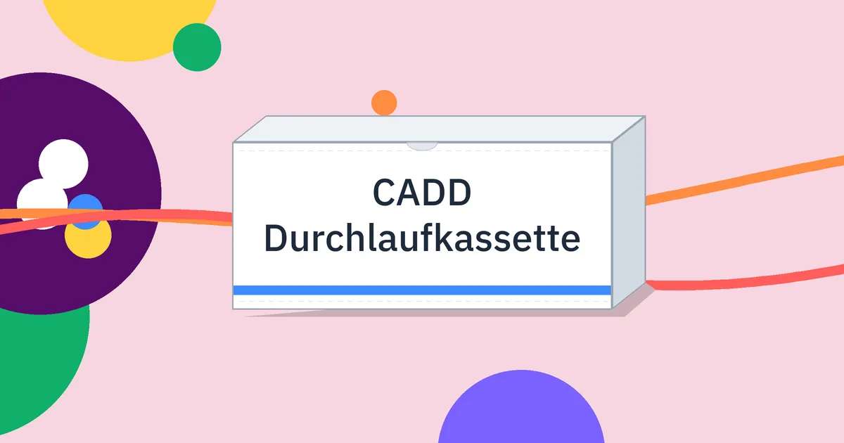 Symbolbild: Packung mit der Aufschrift CADD Durchlaufkassette (PZN 09106125) – Verfügbarkeit und Bezug in Apotheken in Frankfurt am Main